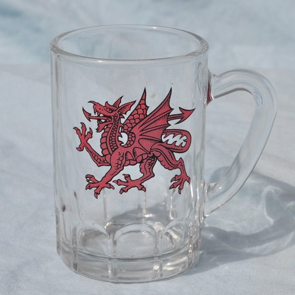 Vintage | Dining | Welsh Red Dragon Of Cadwaladr Mini Mug Stein Or Big ...